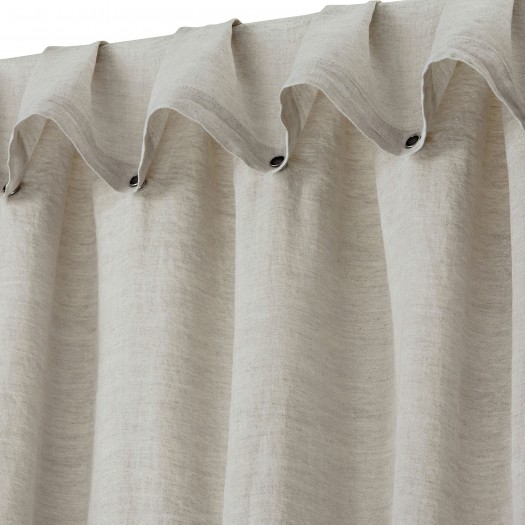 Washed linen Curtains Easyclip